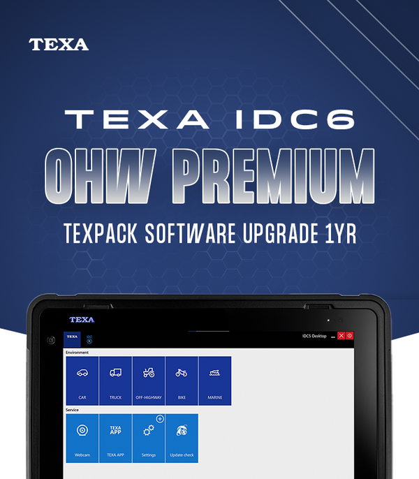 TEXA TEXPACK OHW Software Upgrade 1YR – AE Tools & Computers