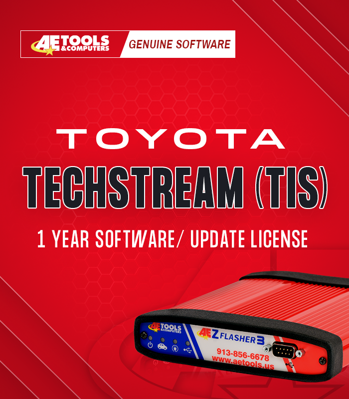 Toyota GTS+ Techstream Software Subscription (TIS) – AE Tools & Computers