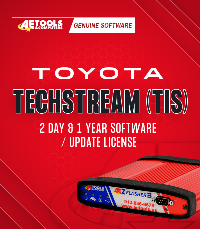 Toyota GTS+ Techstream Software Subscription (TIS) – AE Tools & Computers