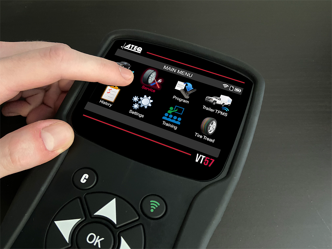 ATEQ VT57 Combo Kit with Tread Depth, 12 Universal Sensors, & 3 Year S – AE Tools & Computers