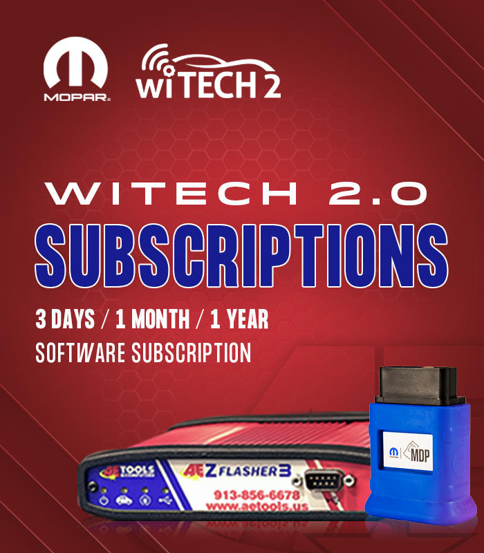 WITECH 2.0 Subscriptions – AE Tools & Computers
